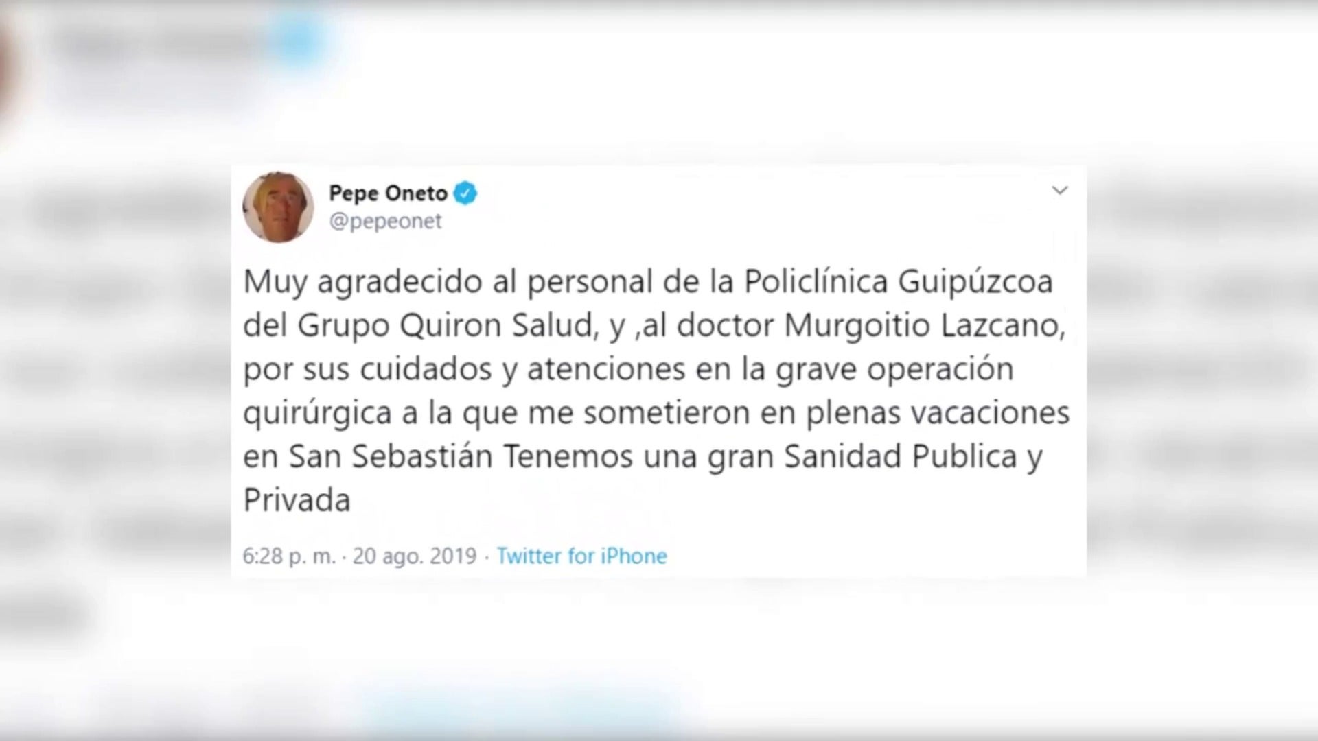 Muere el periodista Pepe Oneto a los 77 años | La Verdad