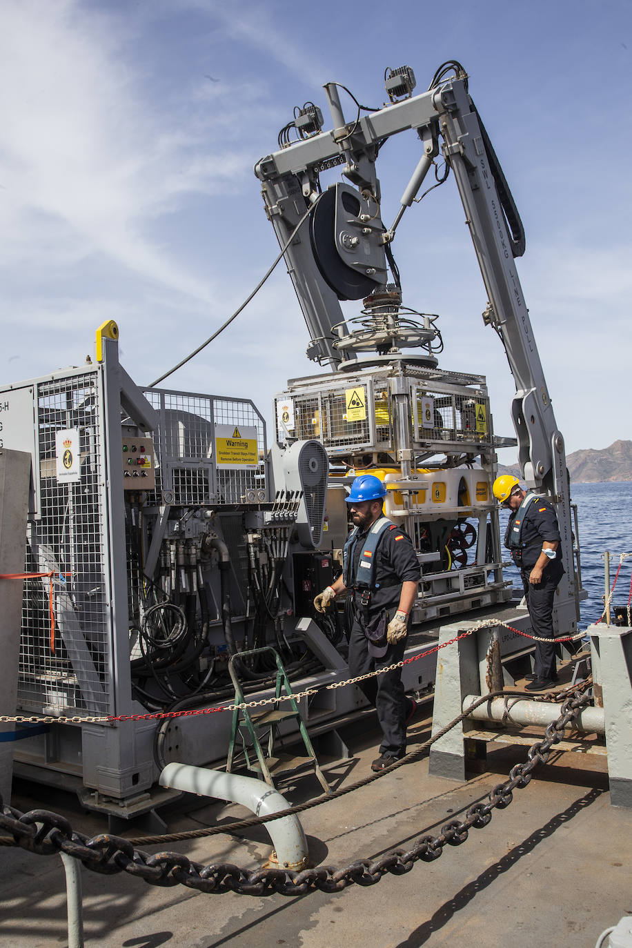 Fotos: Demostración del vehículo Rov Leopard a bordo del buque Neptuno ...