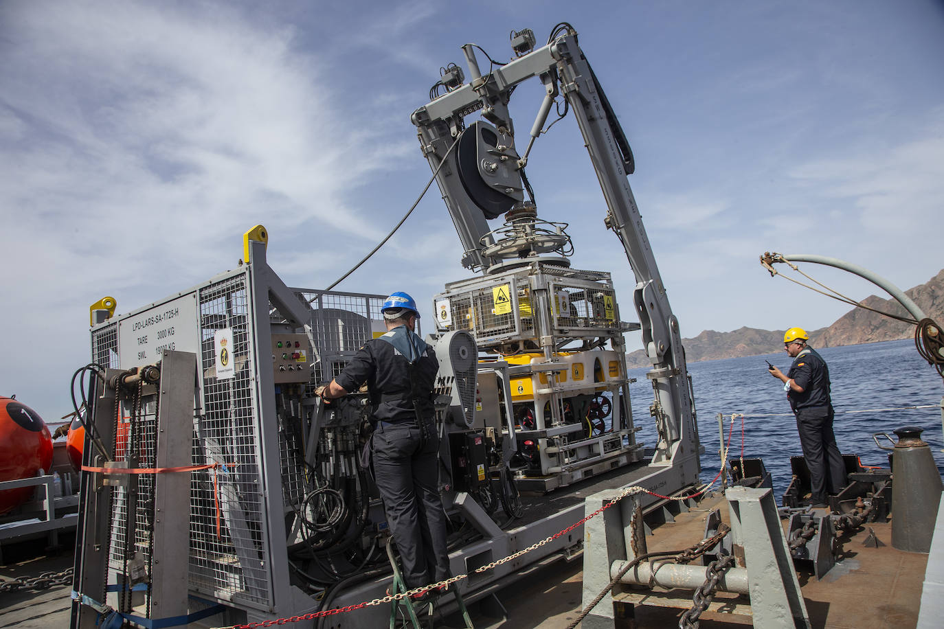 Fotos: Demostración del vehículo Rov Leopard a bordo del buque Neptuno ...