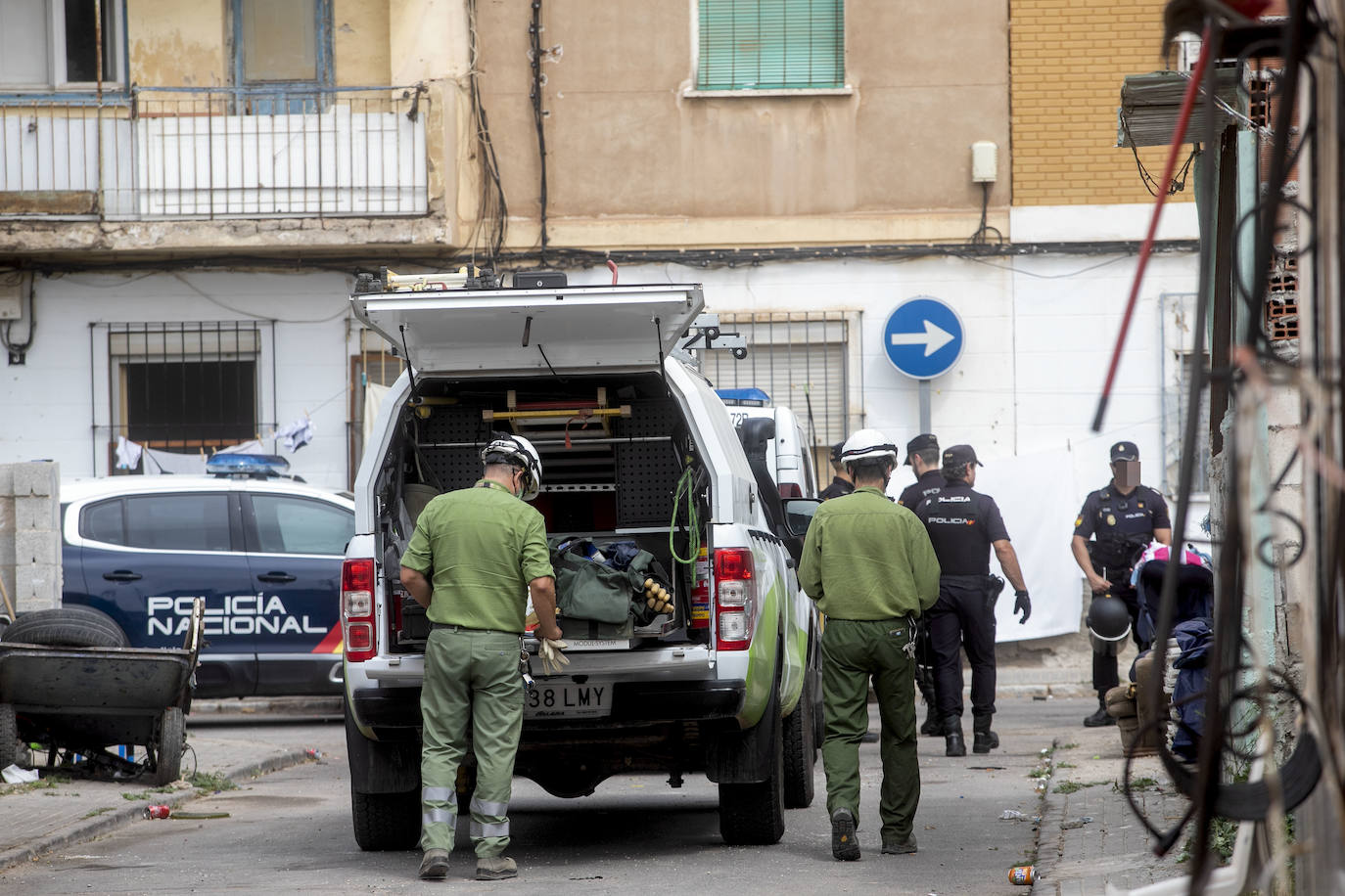Fotos: La redada antidroga en el barrio cartagenero de Lo Campano, en ...